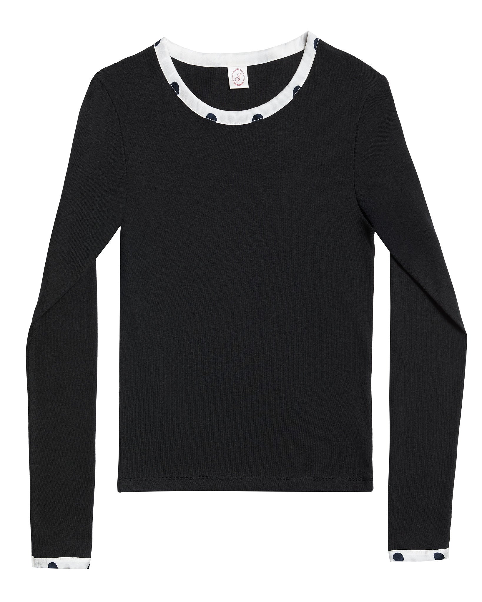 Signe - Noel Longsleeve Polka-dot - Black - tété
